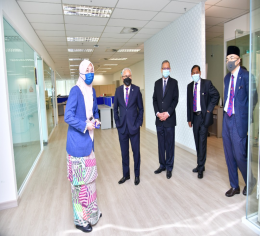 Sesi clock-in Datuk Bandar Johor Bahru Ke-13 YB Dato' Haji Mohd. Noorazam bin Dato' Haji Osman ...