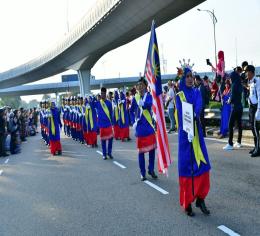 Sekitar Majlis Perbarisan dan Perarakan Hari Kebangsaan 2023 Peringkat ...