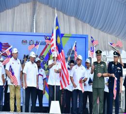 Sekitar Majlis Perbarisan dan Perarakan Hari Kebangsaan 2023 Peringkat ...