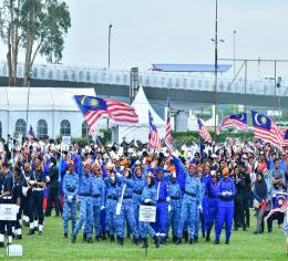 Sekitar Majlis Perbarisan dan Perarakan Hari Kebangsaan 2023 Peringkat ...