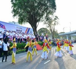 Sekitar Majlis Perbarisan dan Perarakan Hari Kebangsaan 2023 Peringkat ...