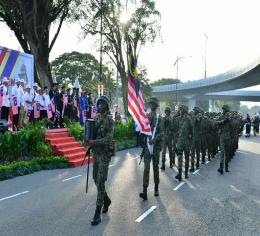 Sekitar Majlis Perbarisan dan Perarakan Hari Kebangsaan 2023 Peringkat ...